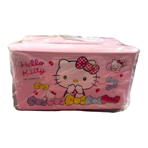 Sanrio | Bath | Hello Kitty Tissue Box Cover Pink Bow Design | Poshmark